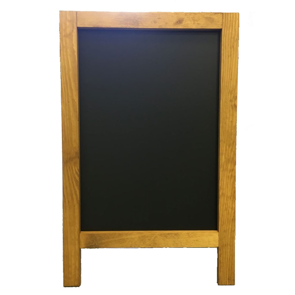 A-Frame Chalkboard Pavements Signs | Rainbow Chalk Markers