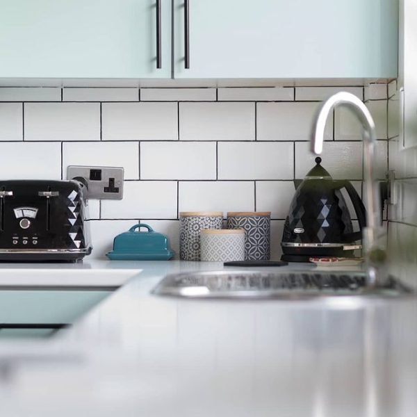 The Perfect Finishing Touch: Grout Pen Kitchen Revamp - Rainbow Chalk